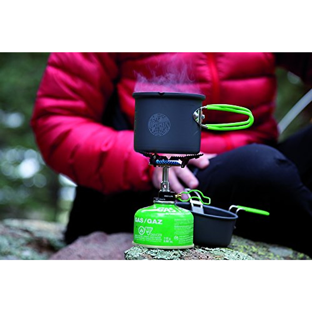 Optimus Crux Lite Solo 0.6L Non Stick, Compact, Versatile, Cook System for Ultralight Camping and Backpacking