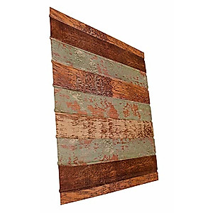 From Plain To Beautiful In Hours 1011 Designer Panel PVC 2' x 2' Drop in Ceiling Tile, Pack of 10, Wood, 10 Piece