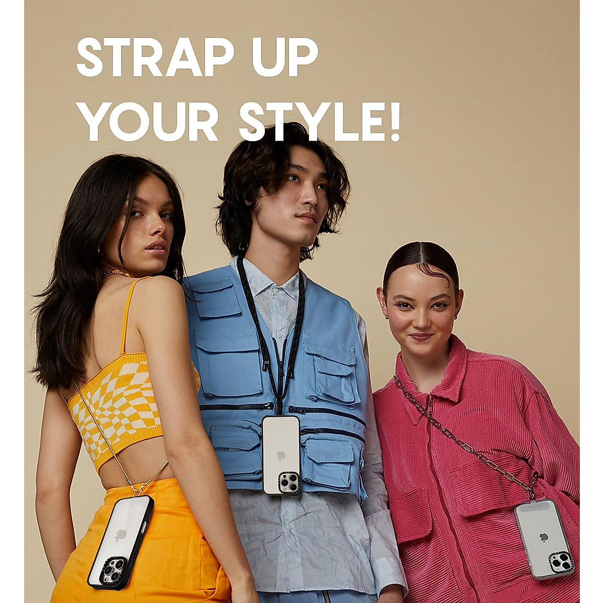 CASETiFY Compact iPhone 13 Pro Max Case [2X Military Grade Drop Tested / 4ft Drop Protection] - Clear Black