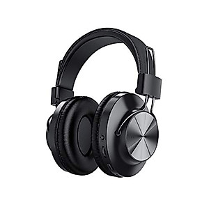 Nia Bluetooth 5.0 Over- Ear Wireless Headphones 30 Hours Battery, FM Radio, MP3 Player, Micro SD/TF with 40mm Deep Bass Drivers, Premium Microphone Built-in Headset, Foldable, Comfortable, Mowing