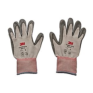 3M Electrical Markets Division unisex adult 3M COMFORT GRIP GLOVE CGL GU GENERAL USE SIZE L FOAMED NITRILE PALM PROVIDES EXCELLENT GRIP EVEN, Grey, Large Pack of 2 US