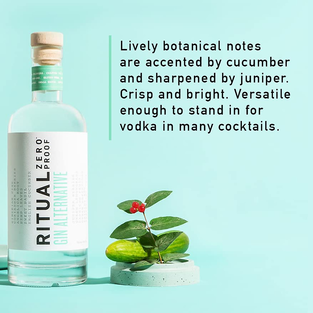 RITUAL ZERO PROOF Gin & Tequila Alternatives | Award-Winning Non-Alcoholic Spirits | 25.4 Fl Oz (750ml) Each | Zero Calories | Keto, Paleo & Low Carb Diet Friendly | Alcohol Free Cocktails