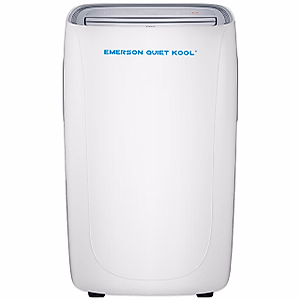Emerson Quiet Kool EAPE14RSD1 SMART Heat/Cool Wi-Fi and Voice 550-Sq. Ft Portable Air Conditioner with Remote Control for Rooms, White