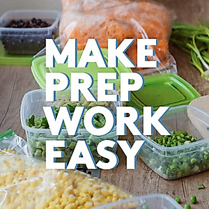 Real Simple Electric Mini Food Processor | Mini Chopper for Quick Food Prep Station, Portable Salad and Minced Onion | Portable USB Charging, 250 ML Food Container | White