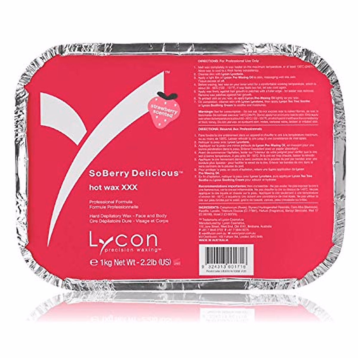 Lycon Wax ~ SOBERRY DELICIOUS HOT WAX XXX 1kg / 35oz