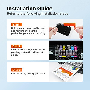 E-Z Ink (TM) Compatible Ink Cartridge Replacement for Canon CLI-281XXL CLI 281 XXL to use with PIXMA TS8320 TS8220 TS8120 TS9120（Photo Blue，3 Pack）