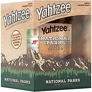 YAHTZEE National Parks Travel Edition | Classic Yahtzee Dice Game with a National Parks Theme | Perfect Travel Game for Families | Celebrate US National Parks Service
