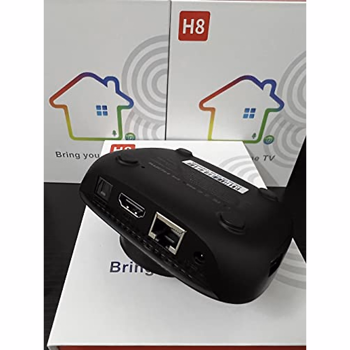 2023 HTV 8 Box Brazil H.TV8 H8 TV Brazil New Version Brazilian TV Box Support 2.4GHz/ 5GHz WiFi 4K UHD HDR Bluetooth 5
