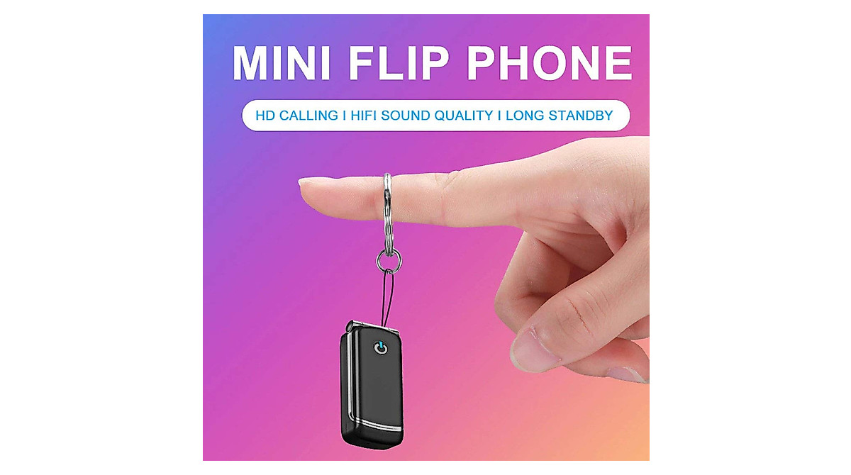XBOSS F1 Flip Phone - Smallest Unlocked Mobile Device