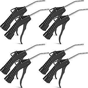 8 Pieces Power Air Blow Tools Air Nozzle Blower Gun Pistol Grip Air Blow Tool Air Compressor Accessories for Industrial Household Mechanics Compressor Air Blow
