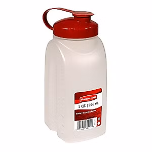 Rubbermaid MixerMate Bottle, 1 Quart, Chili Red