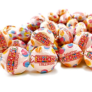 Smarties Lollipops Original Flavors Vegan-Friendly, Gluten-Free Hard Candy, 2 Pound Bag