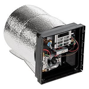 Dometic WH-6GEA RV Gas and Electric Water Heater - 12 Volt 6 Gallon Silver Burner-Quick Heating Burner System for Indoor Installation