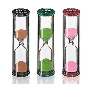 Kuchenprofi Sand Tea Timers, Assorted, Set of 3