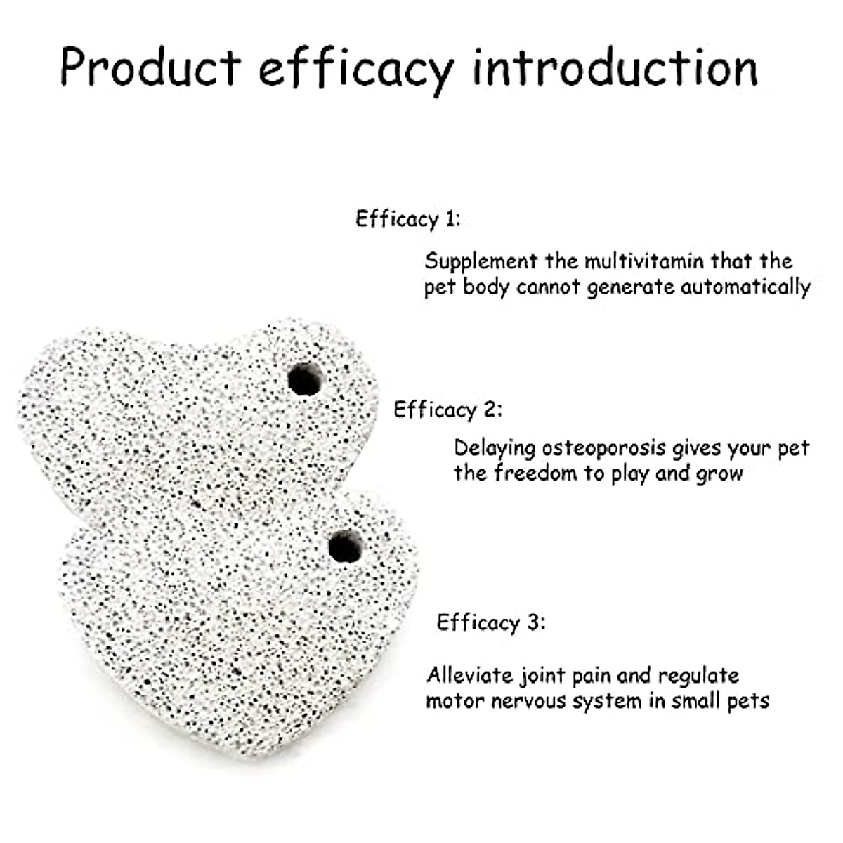 kathson 15 PCS Hamster Chew Toys Teeth Grinding Lava Block Mineral Stone Calcium Chewing Toy for Chinchillas Rabbit Bunny Guinea Pig Gerbil