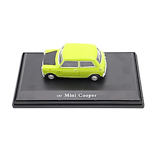 Motor city classics 1:43 Mini Cooper Green: Black Bonnet - Optimum Diecast