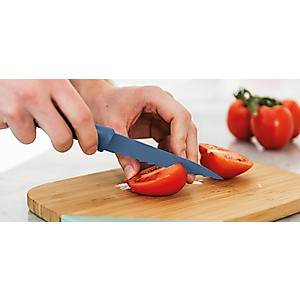 BergHOFF Leo Ceramic Coated Non-Stick Serrated Utility Knife, 11.5cm, King