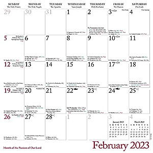 2023 Life of Our Lord Wall Calendar