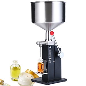 KIMTEM Manual Paste Liquid Filling Machine, Adjustable 5-50ml Bottle Filler A03