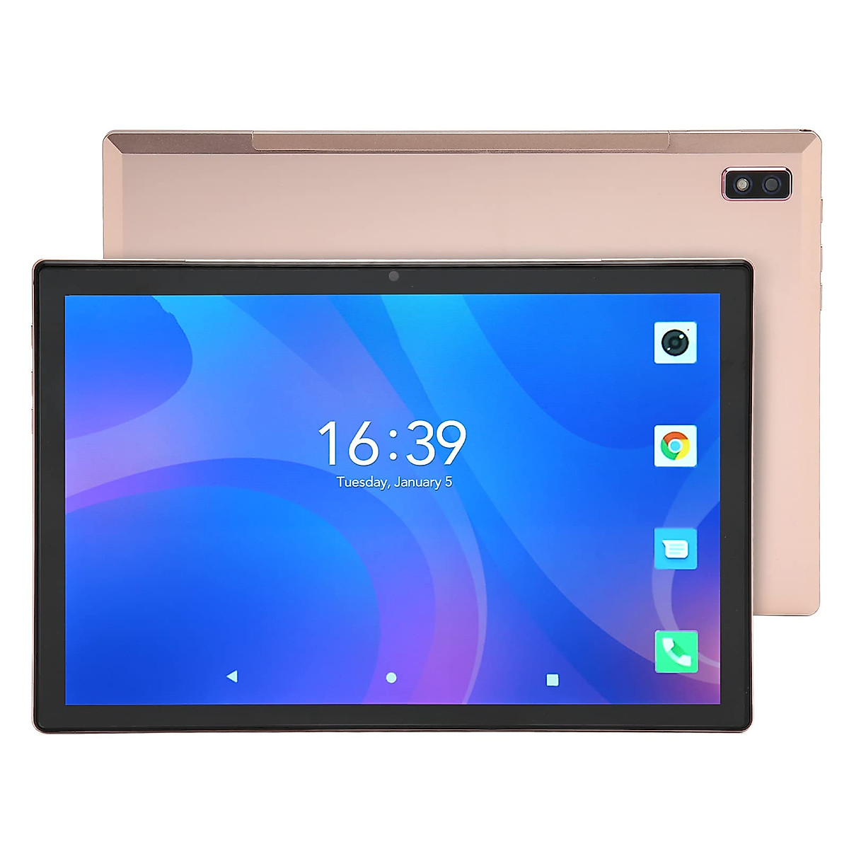 Tablet 10 Inch for Android 12.0, 4G LTE Tablets, 6GB RAM 128GB ROM, 512GB Expand, Octa Core, 8MP+16MP, Dual SIM, FHD 1920x1200, BT5.0, 7000mAh Fast Charge, 5G WiFi (Gold)