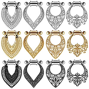 ALONG-J 2 Pcs Surgical Steel Earrings Gauges Tunnel Earplug Kit Dangle Ear Earplugs Stretching Kit Piercing Ear Plug 4Mm - 30Mm,C2,5mm