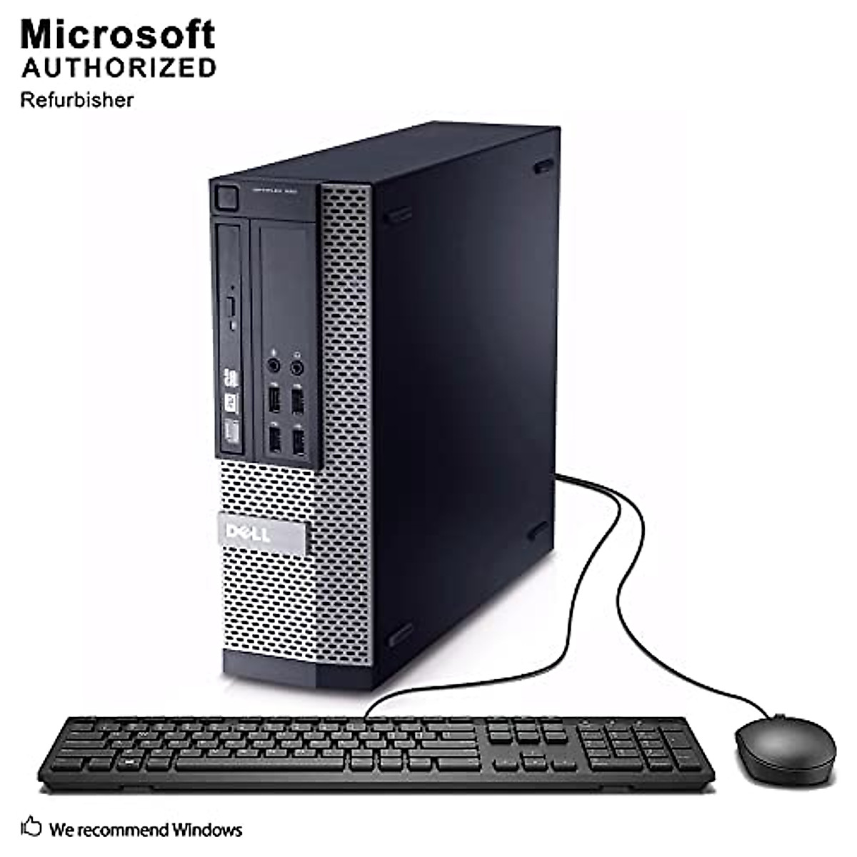 DELL Optiplex 990 SFF PC, Intel Core i5 Processor, 16GB RAM, 2TB HDD, DVDRW, WiFi, Bluetooth 4.0, Windows 10 Pro, LCD Monitor (Renewed)