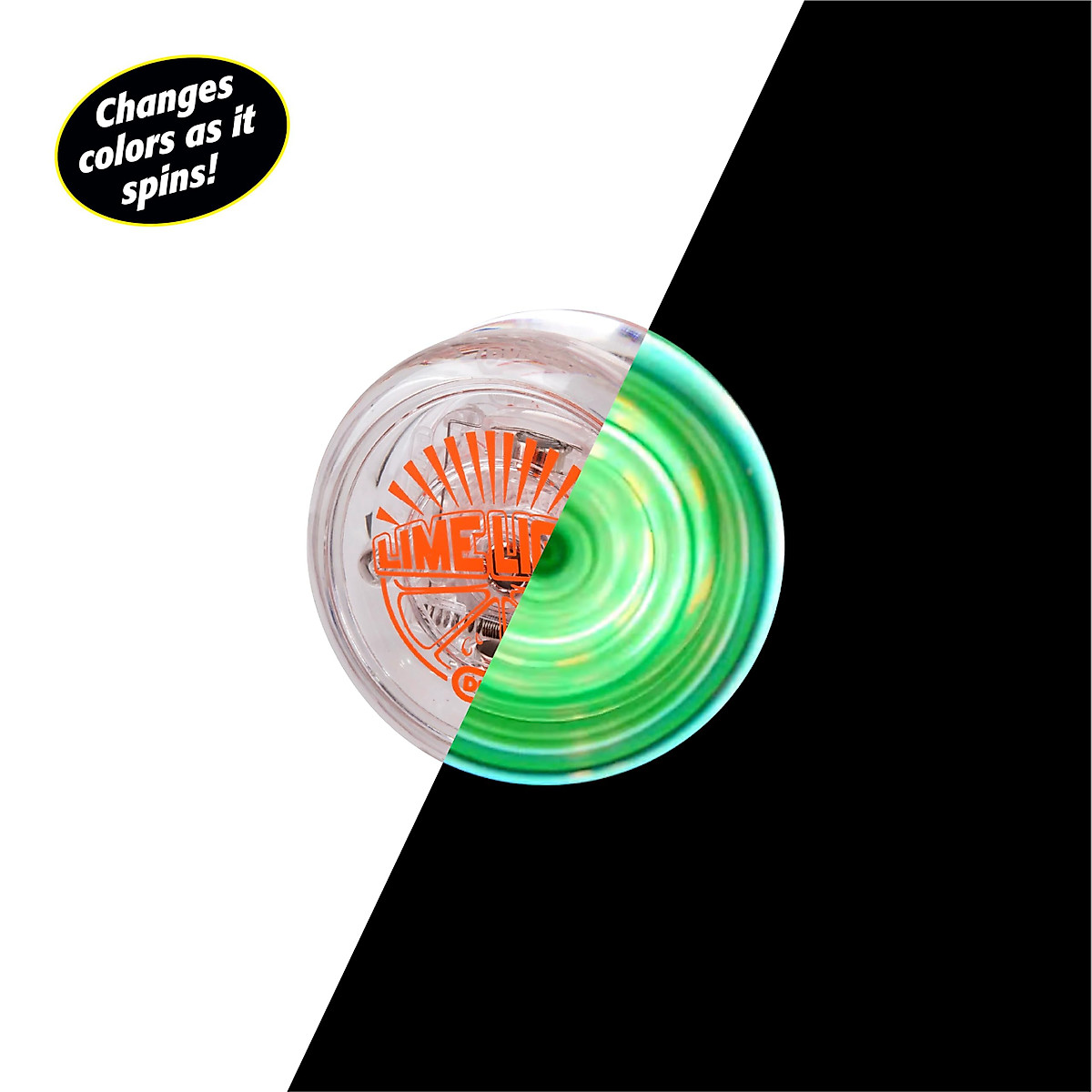 Duncan Toys Limelight LED Light-Up Yo-Yo, Beginner Level with LED Lights, Clear and Blue