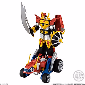 Bandai Shokugan Modeling Project Gyakuten! Ippatsuman SMP Gyakuten-Oh & Tokyu Zaurus Model Kit Set