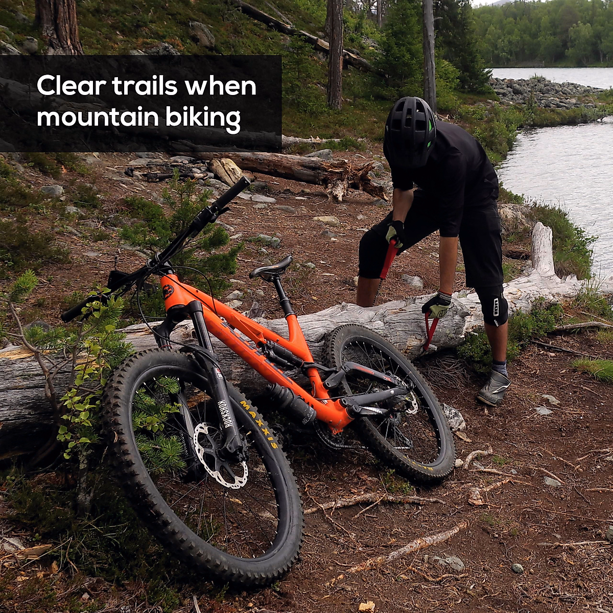 Nordic Pocket Saw 36 Inch Pocket Chainsaw with 50 Bi-Directional Teeth for Clearing Trails - Handy Backpacking Saw with Extra Large Nylon Handle Loops - for Survival and Emergency Situations