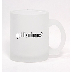 got flambeaus? - Frosted Glass Coffee Mug 10oz