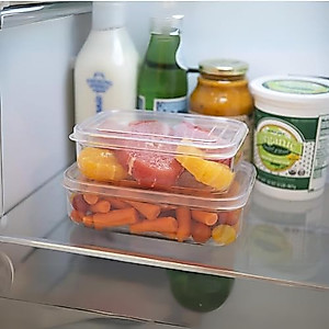 3 Set, Lustroware Micro Clear 13oz Food Storage Containers, BPA Free, Dishwasher Safe, Made in Japan