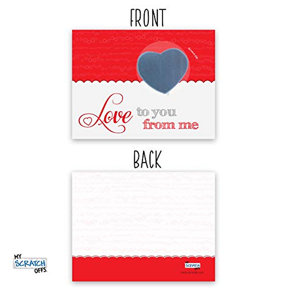 My Scratch Offs 25 DIY Make Your Own Scratch Off cards Lunchbox Love Notes Coupons Naughty or Nice Love From Me to You for Husband, Wife, Kids, Partner