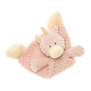 DEMDACO Wendy Unicorn Rose Pink Children's Plush Rattle Blankie