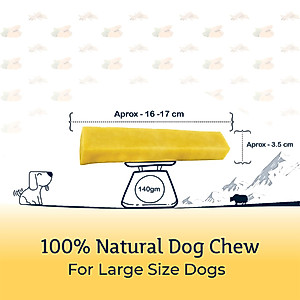Himalayan Dog Chews Long Lasting - Turmeric Ashwagandha Yak Cheese Dental Chews for Dogs | Promotes Immunity | Healthy Dog Treats for Large Dogs (14.81oz, Pack of 3) Pawfect