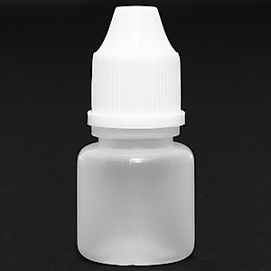 Juvale Liquid Dropper Bottles with Cap (5ml, White, 50 Pack)