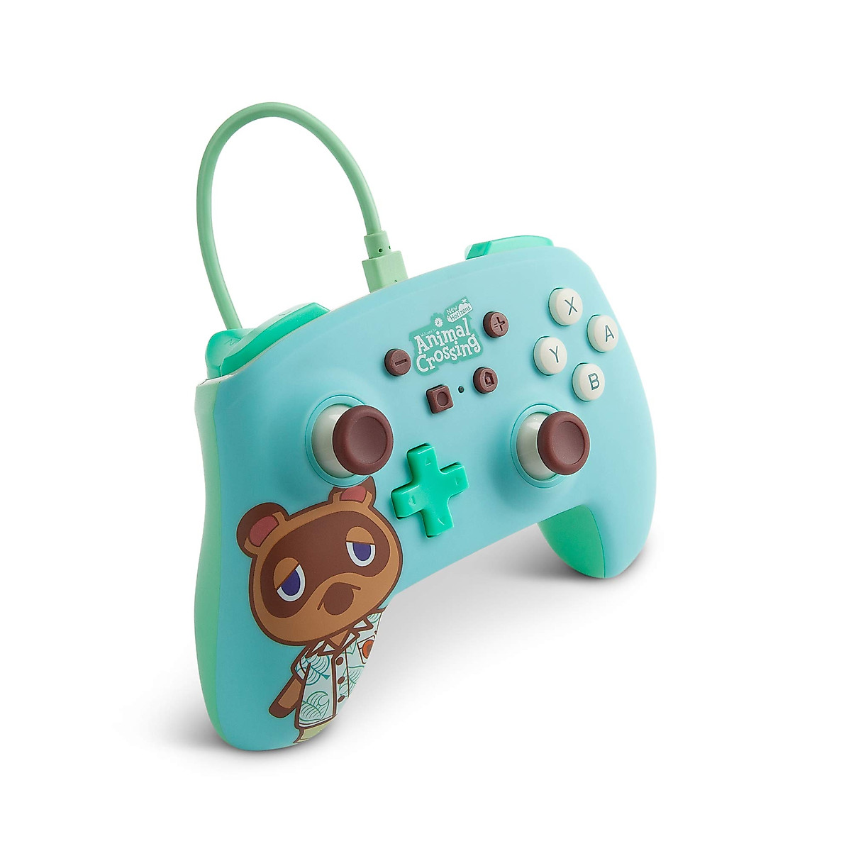 PowerA Enhanced Wired Controller for Nintendo Switch - Animal Crossing: Tom Nook