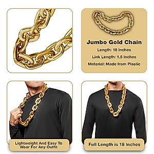 Forum Novelties Jumbo Gold Chain Costume Accessory