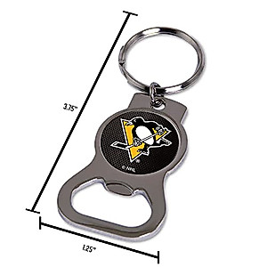 Rico Industries NHL Hockey Dallas Stars Metal Keychain - Beverage Bottle Opener With Key Ring - Pocket Size