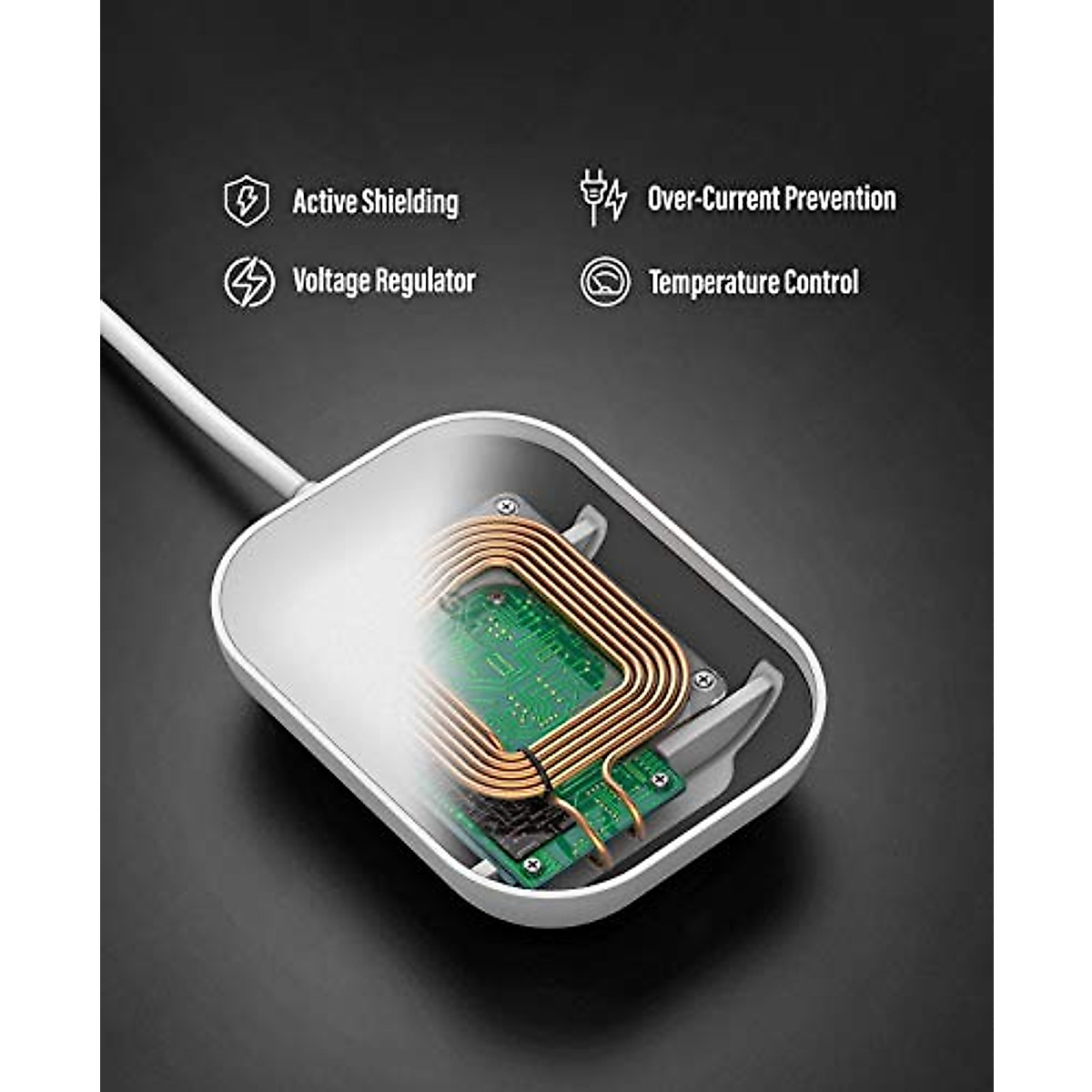 Galvanox AirPods Pro Charger - Wireless Charging Station for Apple AirPod Pro (White)