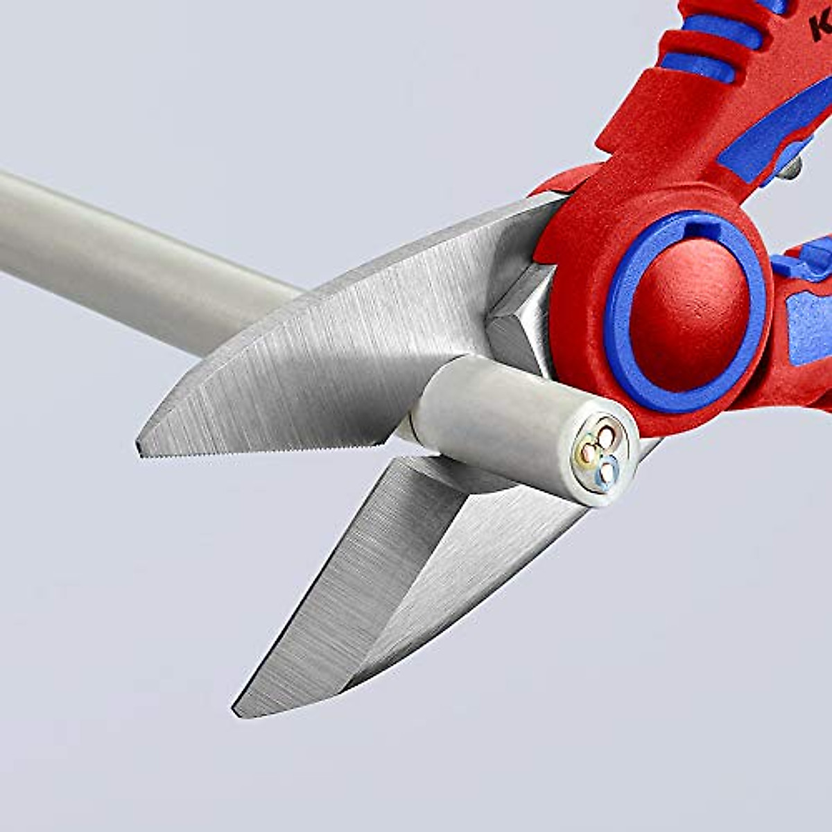 Knipex 95 05 10 SB Electricians' Shears with Multi-Component Grips, fibreglass-Reinforced 160 mm (Blister Packed)