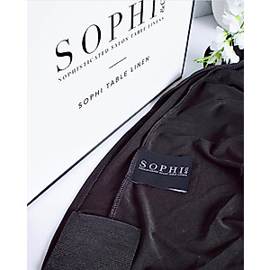 Sophi & Co. Vegan Lash Bed Cover - Wipeable, Reusable and Waterproof Fitted Linen, Excellent Spa Salon Massage Table Linen, Vegan Leather Spa Bed Topper, 1 Count (6ft, Black)
