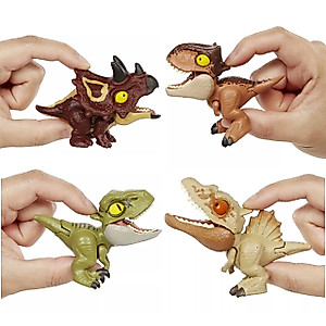 Jurassic World Toys Camp Cretaceous Snap Squad Triceratops Figure