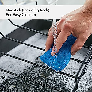 KitchenAid Hard Anodized Roasting Pan/Roaster with Removable Rack, 13 Inch x 15.75 Inch, Matte Black