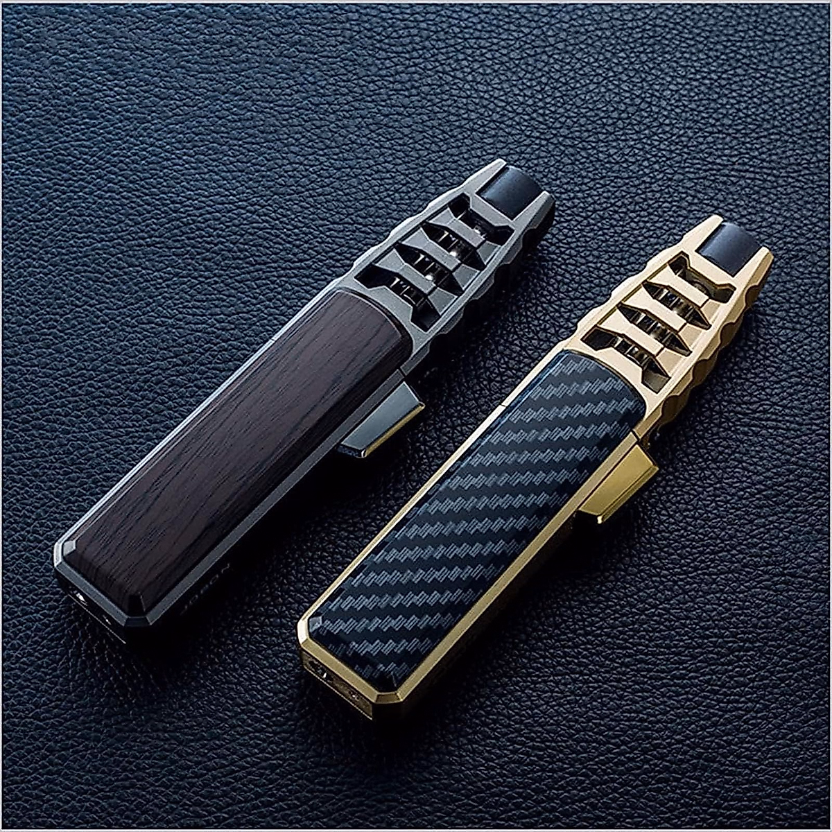 Fire Blaze Lighter Electric, Fireblaze Electric Lighter, Fireblaze Electric Lighter Rechargeable, Powerful Adjustable Flame Dual-Arc Torch Lighte, for Outdoor Activities (A Black)