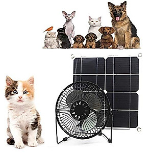 solar fan 10w 6 inch Fan Powered Ventilation Caravan Camping Home Office Outdoor Traveling Fishing by solar fan