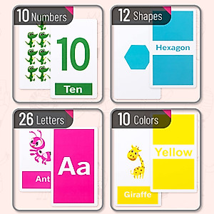 Mr. Pen- Alphabet Flash Cards for Toddlers, Double-Sided, 58 Picture Cards, Toddler Flash Cards, Alphabet Flash Cards, Baby Flash Cards, Letter Flash Cards, ABC Flash Cards, Number Flash Cards