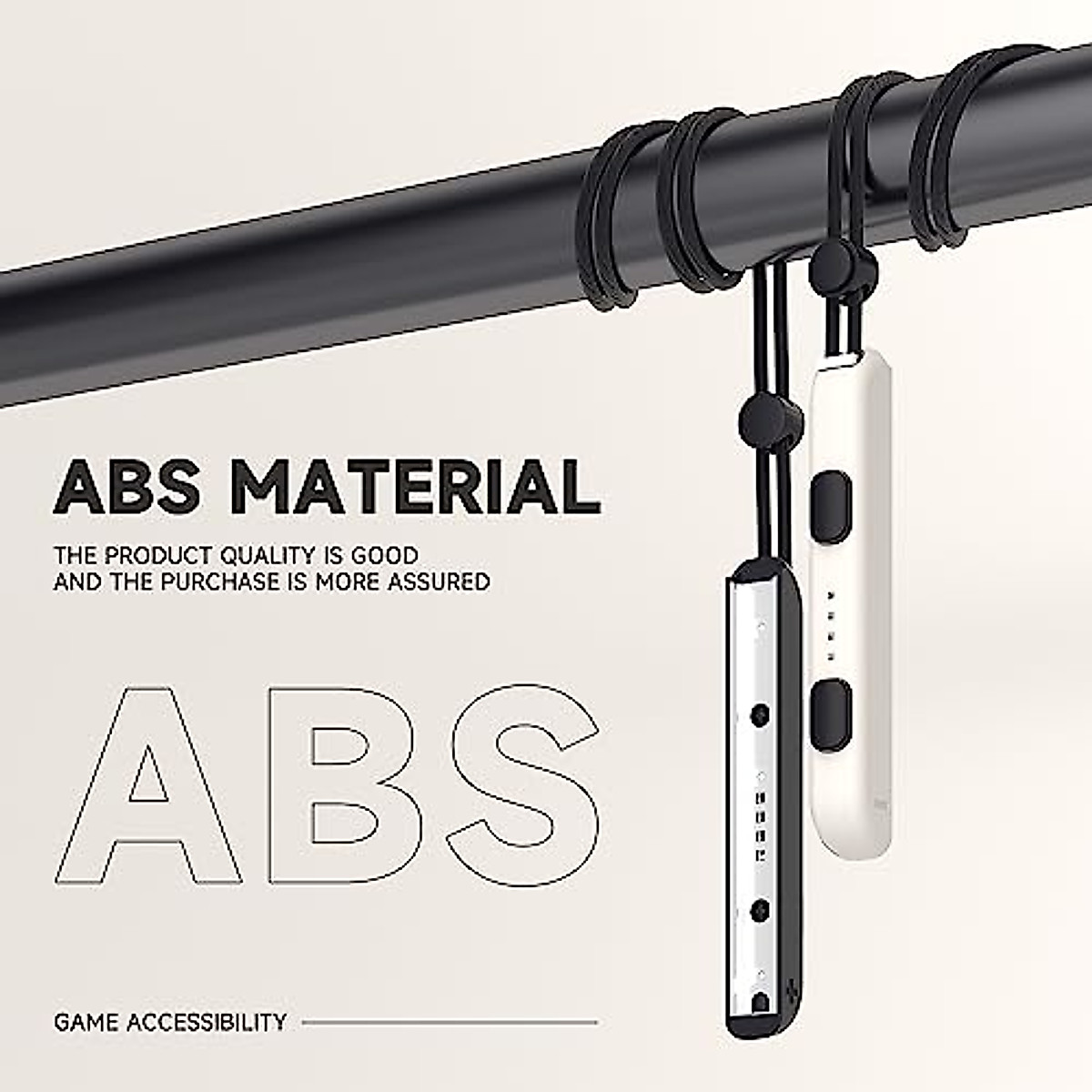 Joycon Wrist Straps for Switch, Replacement for Joy Con Strap 4 Pack, Adjustable Switch Joycon Wrist Strap(Black and White)