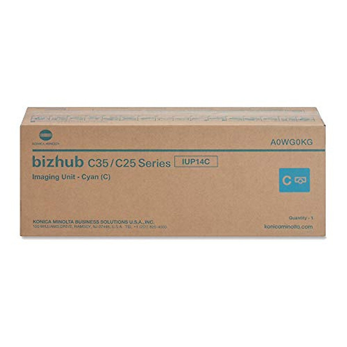 Genuine Konica Minolta IUP14C Cyan Imaging Unit for Bizhub C25 C35 C35P A0WG0KG