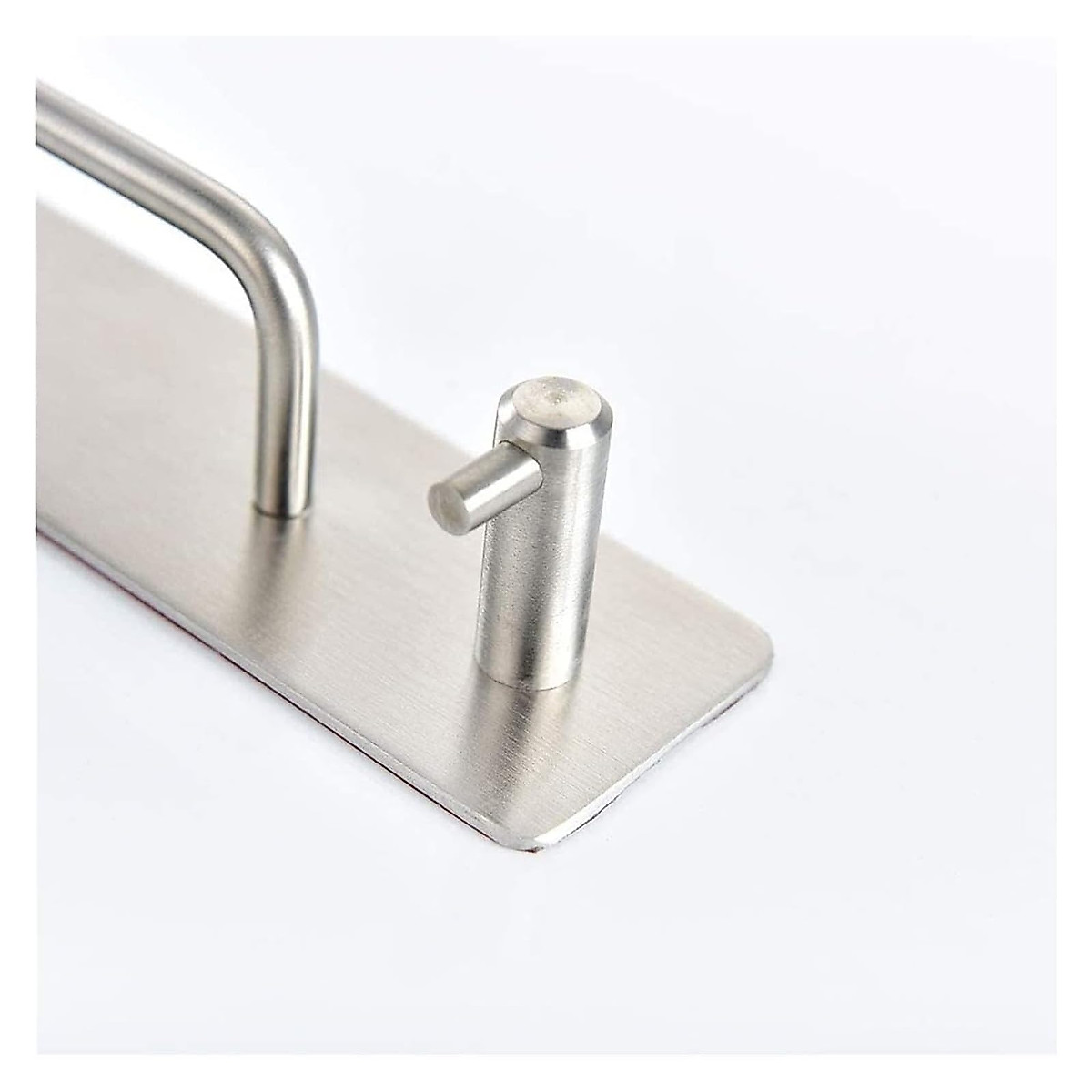 Towel Racks Towel Holder Rails Towel Rack, 304 Stainless Steel Non-perforated Kitchen Towel Bar Single Lever Hook Bathroom Towel Bar Toilet Bath Towel Rack