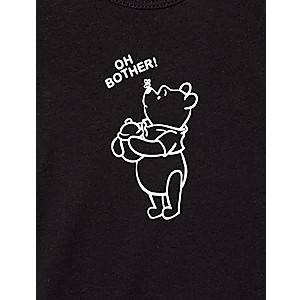 Amazon Essentials Disney | Marvel | Star Wars Unisex Babies' Short-Sleeve Bodysuits, Pack of 6, Winnie the Pooh Oh Bother!, 12 Months